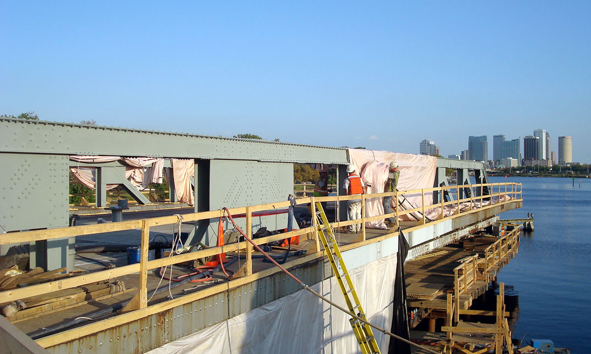 Columbus Drive Swing Bridge Coatings - Colliers Engineering & Design